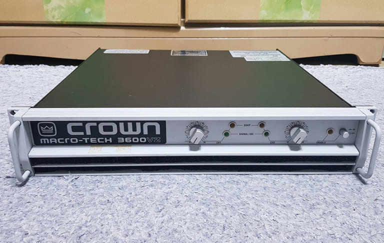 Cục đẩy công suất Crown Macro Tech 3600VZ - BAS Audio Nam Định